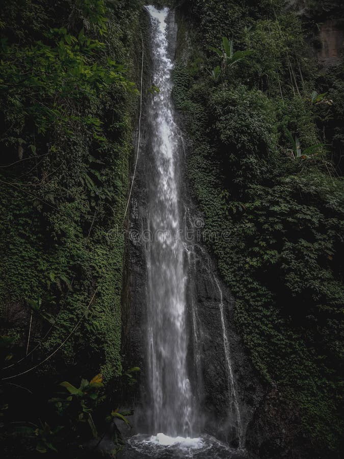 Air Terjun View Beautiful Outdoor Stock Photo - Image of terjun, view ...