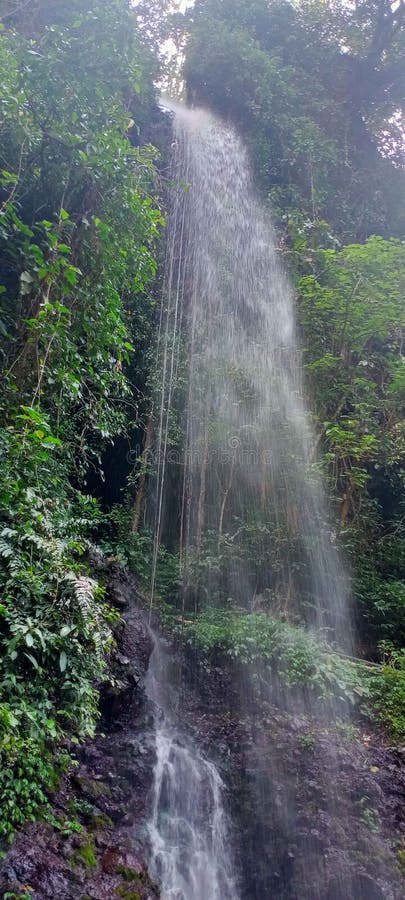 Air terjun stock photo. Image of terjun, fall, waterfall - 267435858