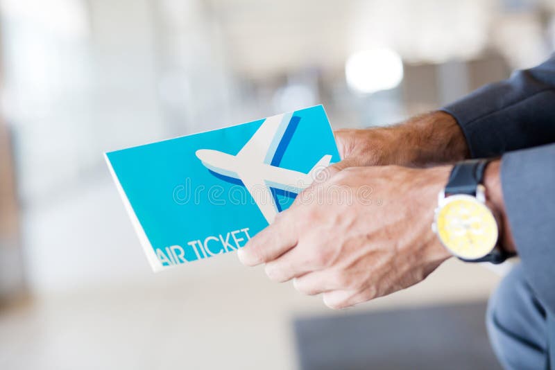 Air ticket stock image. Image of journey, time, lounge - 23913695