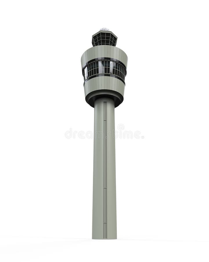 Air Tower Control Isolated stock illustration. Illustration of ...