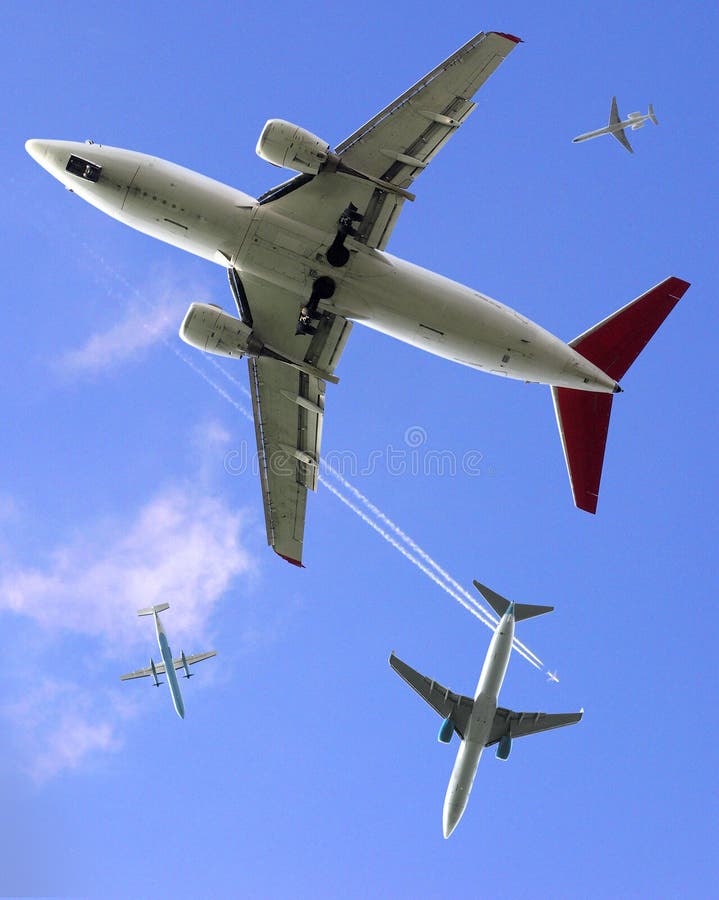 Air Traffic stock photo. Image of aeroplane, aircraft - 7304572