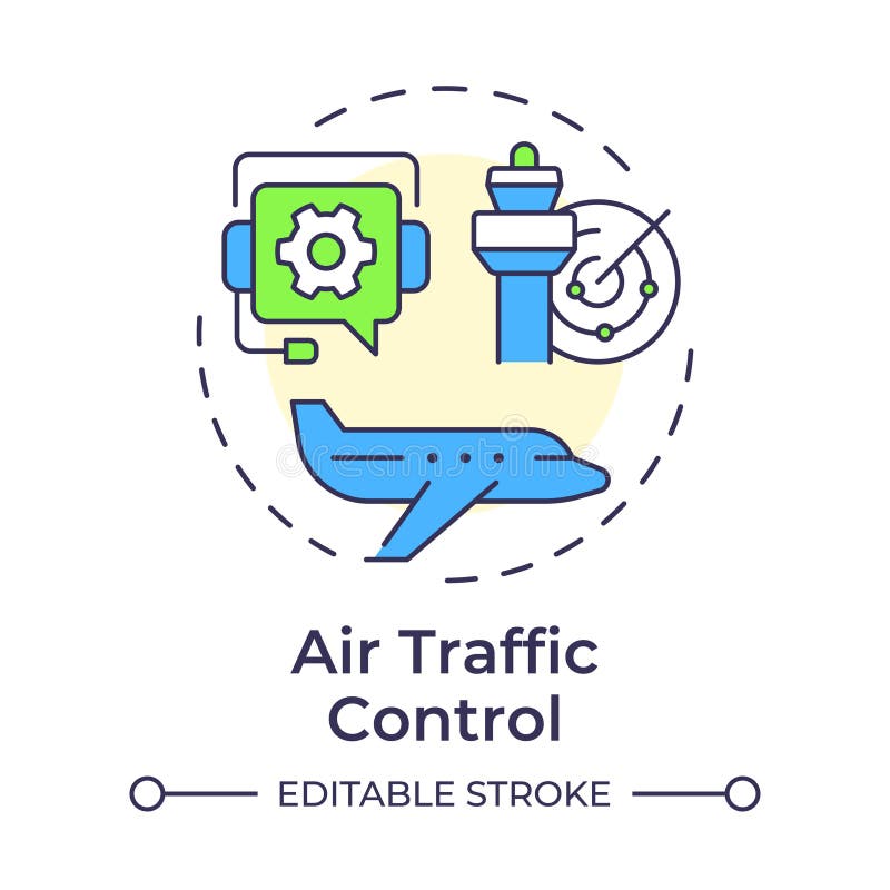 Air Traffic Control Communication Icon Stock Illustrations – 576 Air ...