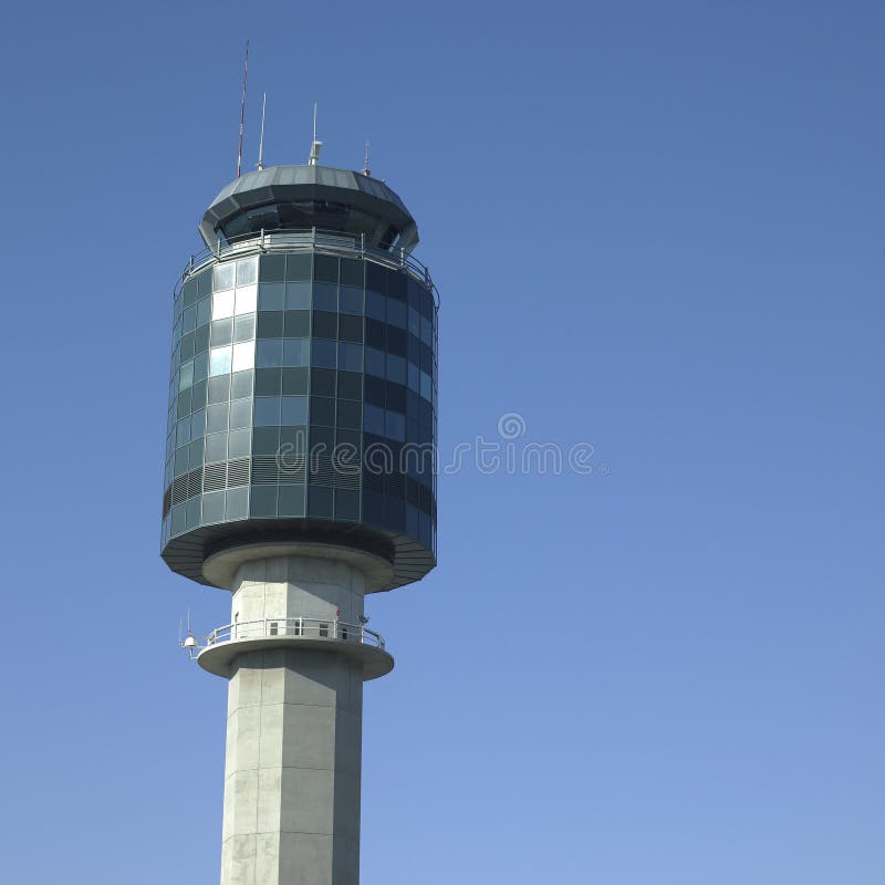 Air traffic control tower stock photo. Image of airplane - 30787864