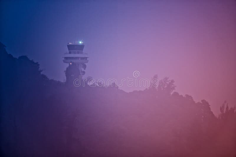 Air Traffic Control Tower Dense Fog Stock Photos - Free & Royalty-Free ...