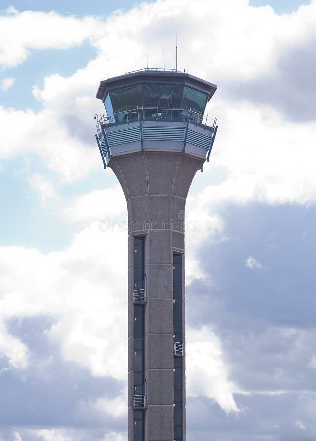 Air Traffic Control Tower stock image. Image of landscape - 39987809