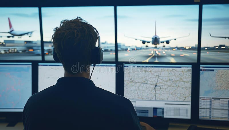 Air Traffic Controller Using Multi-Screen System for Flight Monitoring ...