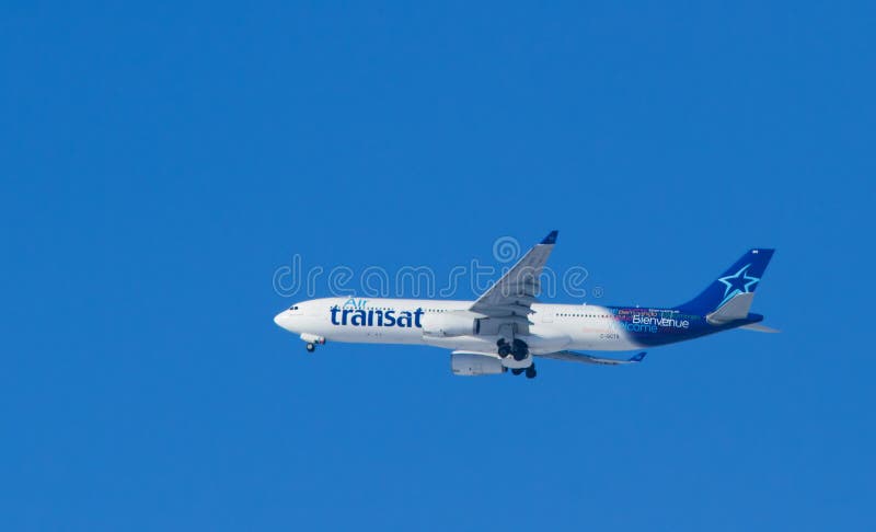 Airbus A330-200 in the Older Livery of Air Transat Editorial Photo ...