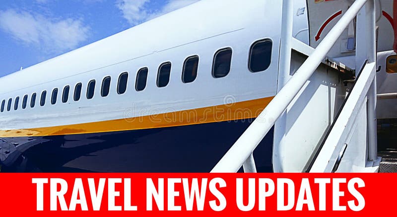 Air Travel News Updates Illustration Header Stock Image - Image of news ...