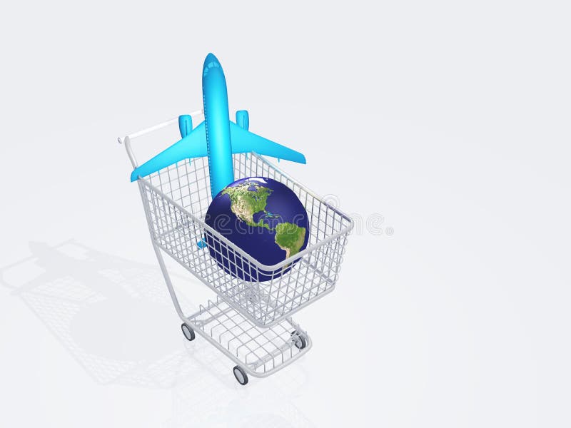 Air travel shopping stock illustration. Illustration of journey - 27127931