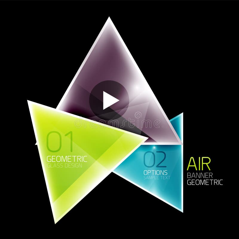 Air Triangle Abstract Background Stock Illustration - Illustration of ...