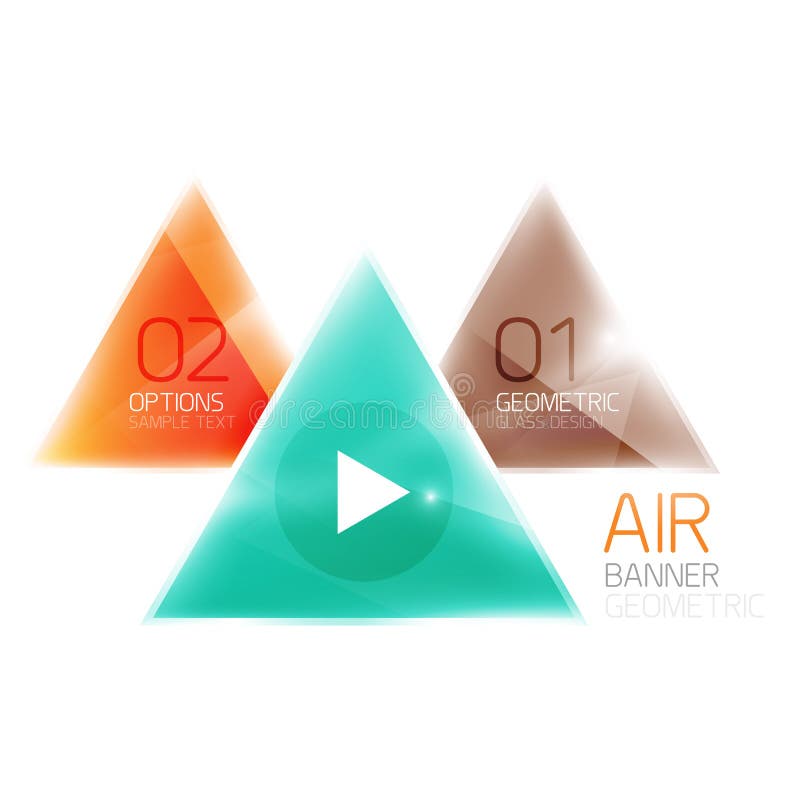 Air Triangle Abstract Background Stock Illustration - Illustration of ...