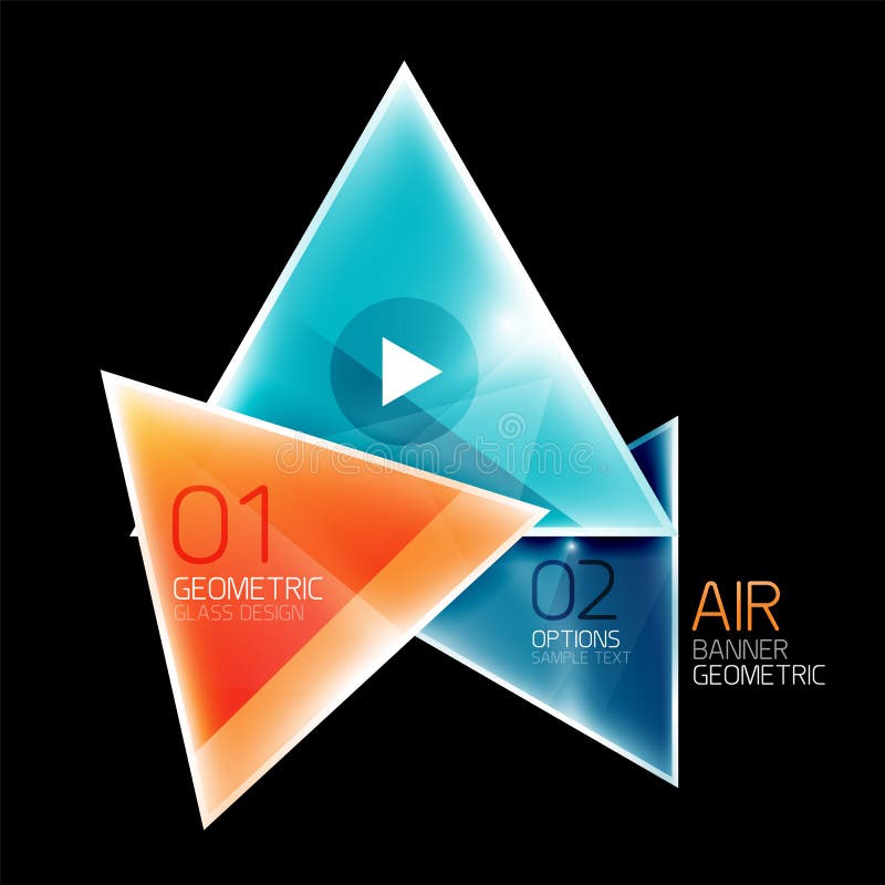 Air Triangle Abstract Background Stock Vector - Illustration of idea ...