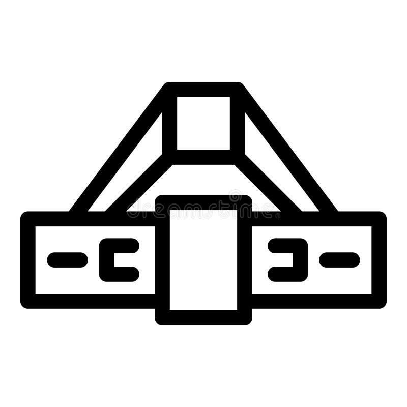 Air Tv Mount Icon Outline Vector. Wall Bracket Stock Vector ...