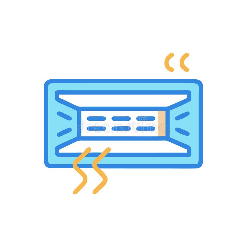 Air Vent Icon for Efficient Return Airflow Stock Illustration ...