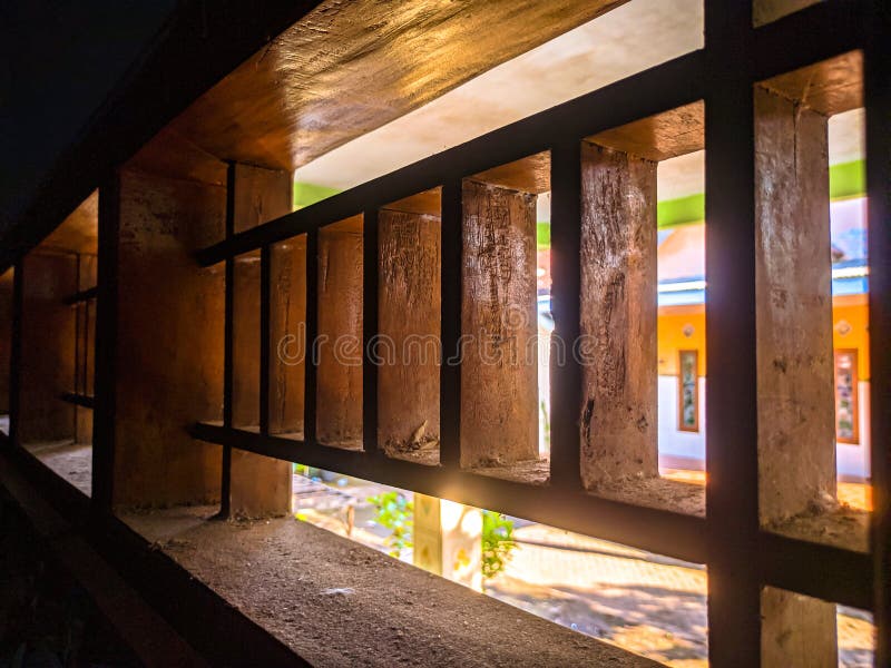 The Air Vent is Made of Wood and is Located Above the Window of the ...