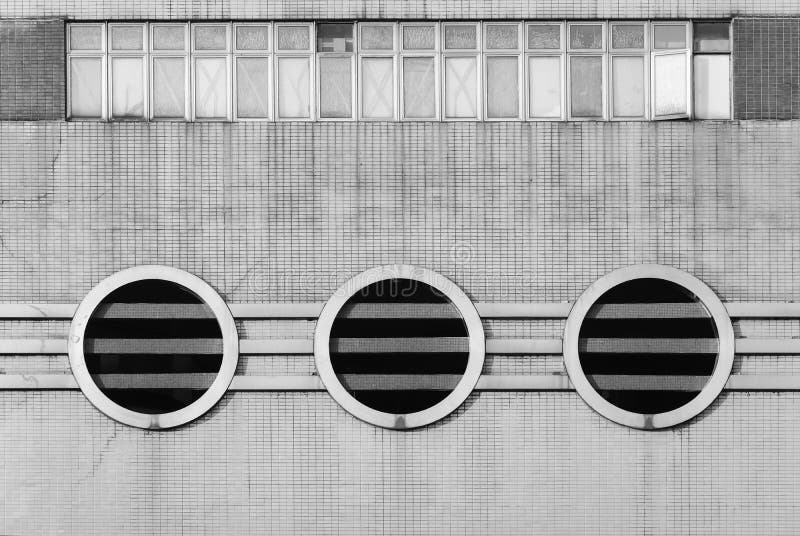 Air Vent and Window on Exterior of Factory Stock Photo - Image of ...