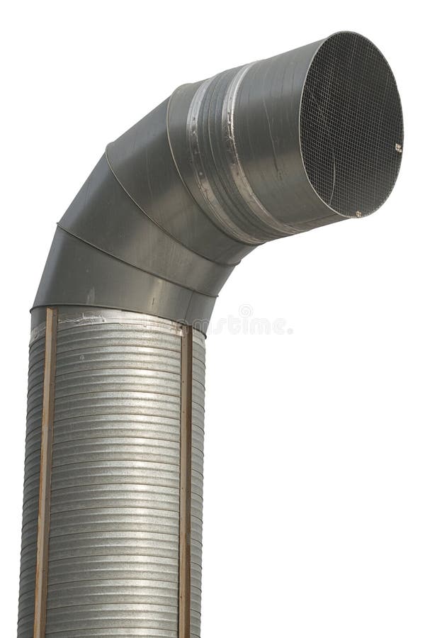 Air ventilation pipe stock image. Image of steel, pipes - 66006319