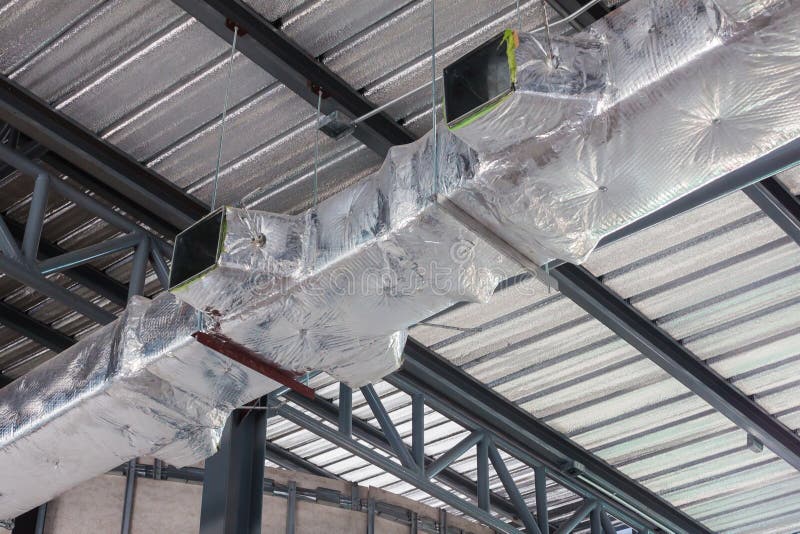 Air Ventilation Pipe System Stock Photo - Image of architecture ...