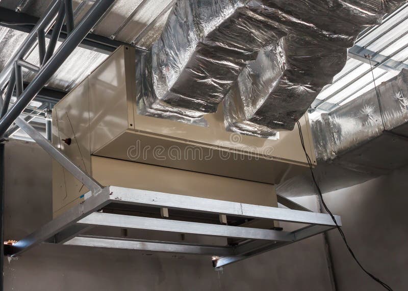 Air Ventilation Pipe System Stock Photo - Image of architecture ...