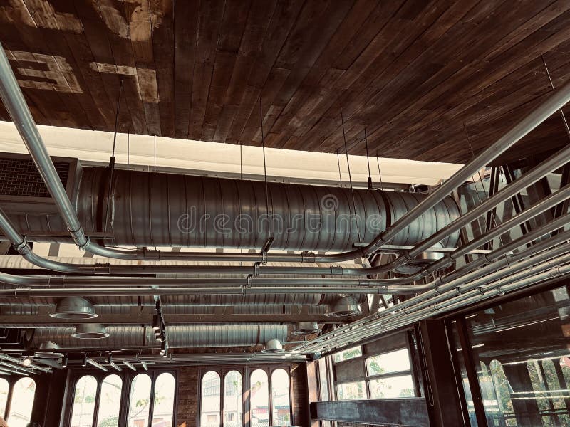 Air ventilation tubes stock image. Image of transport - 239104011