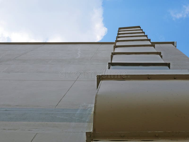 Air Vents Outside the Building To See the Sky Stock Image - Image of ...