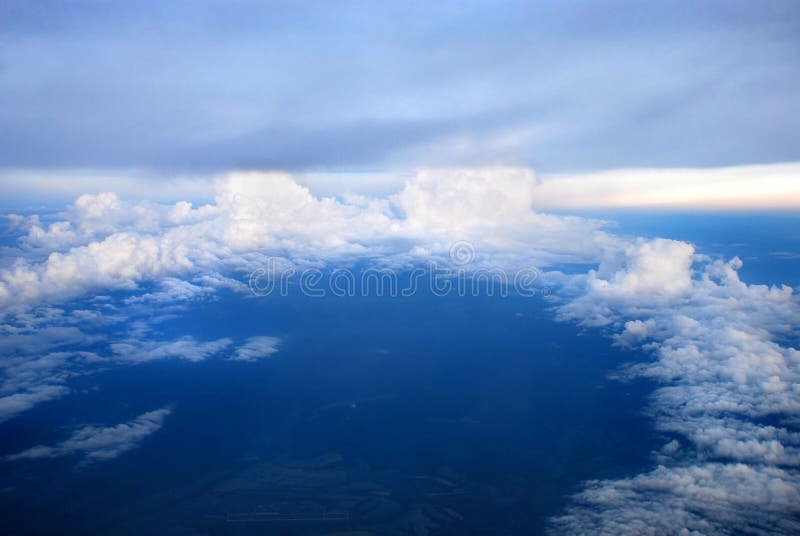 A Beautiful View of Earth from the Plane Stock Image - Image of nature ...