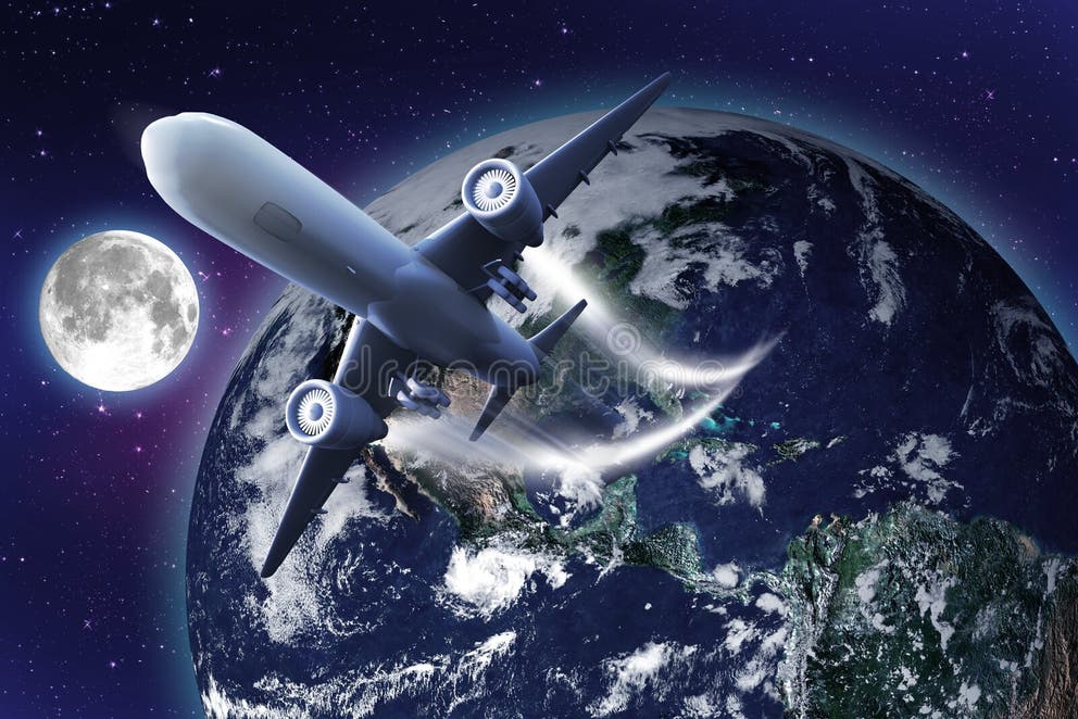 Air Ways World Wide stock illustration. Illustration of rays - 24165340