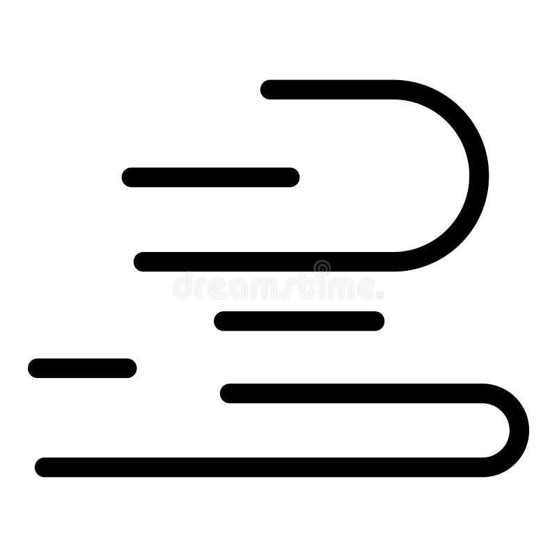 Air Wind Icon Outline Vector. Clean Dust Stock Vector - Illustration of ...