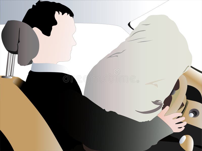 Cartoon Police Car stock vector. Illustration of symbol - 18132878