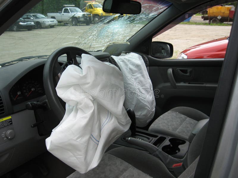 Airbag deployment stock image. Image of broken, crushed - 27700815 Airbag deployment stock image. Image of broken, crushed - 27700815