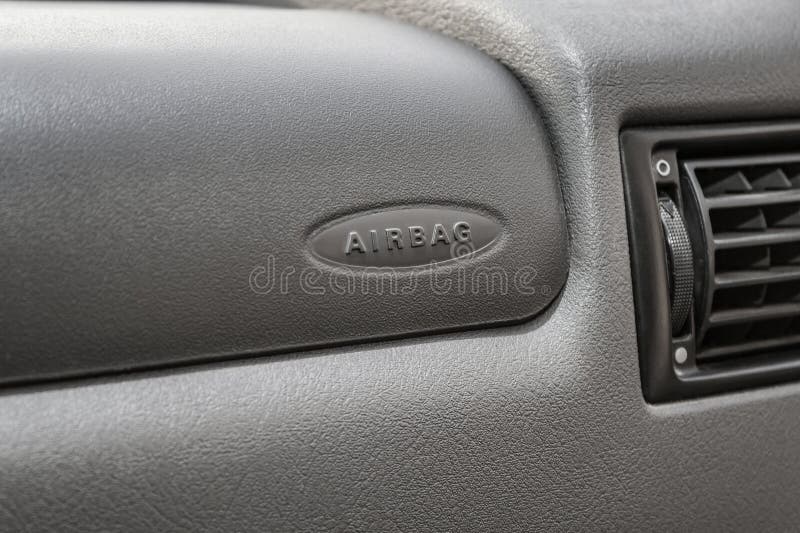 Airbag icon in car. stock photo. Image of vehicle, crash - 275117620