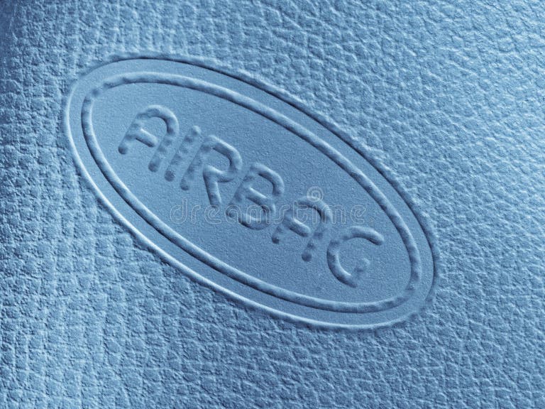 Airbag label stock photo. Image of macro, closeup, transmission - 14122608
