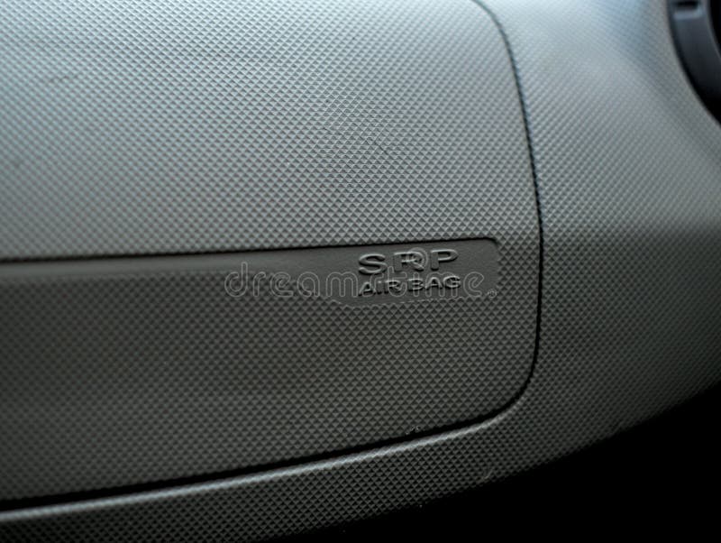Airbag Logo on Car Dashboard Stock Image - Image of drive, interior ...