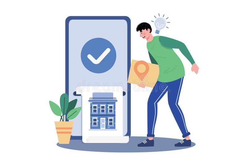 Airbnb Host Offering Local Recommendations and Hospitality Stock Vector ...