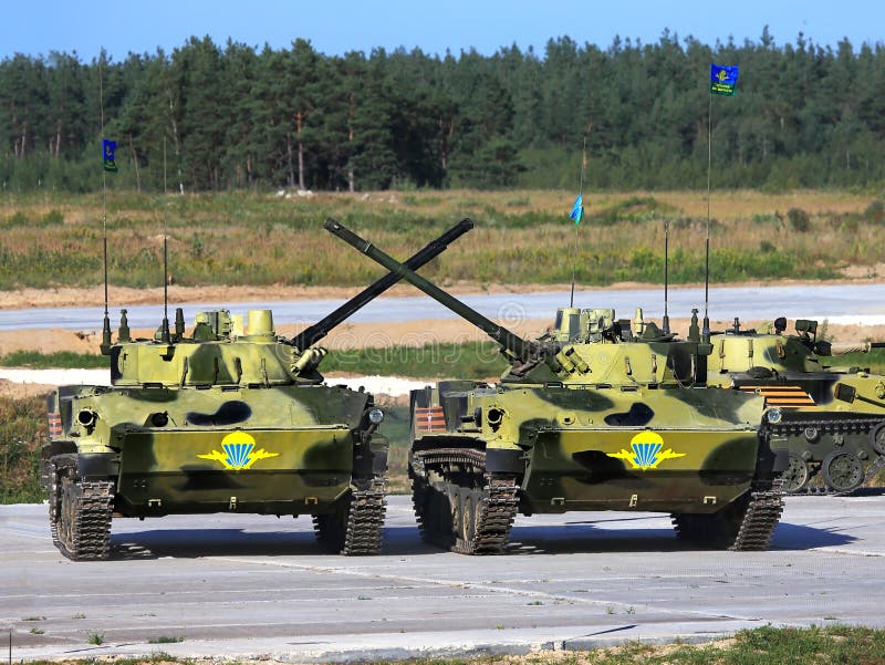 Airborne combat vehicles stock photo. Image of fight - 58331852