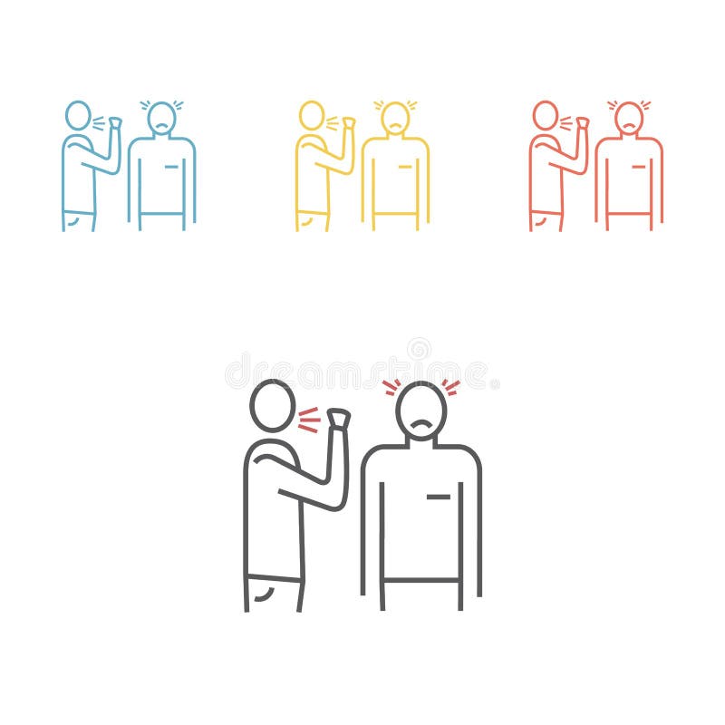 Airborne Infection. Line Icon. Vector Sign. Stock Vector - Illustration ...