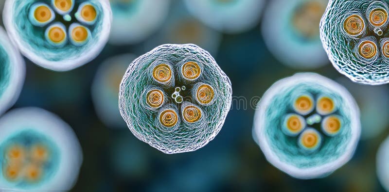 Airborne Mold Spores Contaminating the Air Stock Image - Image of ...