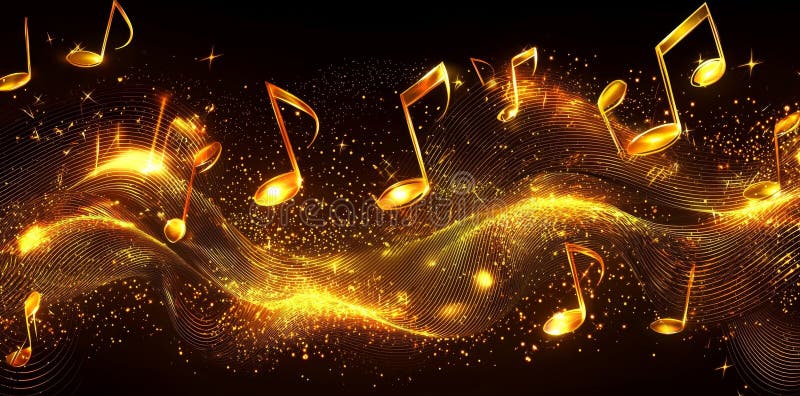 Airborne Musical Notes, a Musical Note Intertwined with Light and Sound ...