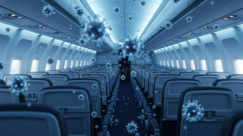 Airborne Virus Particles Floating through the Air Stock Footage - Video ...