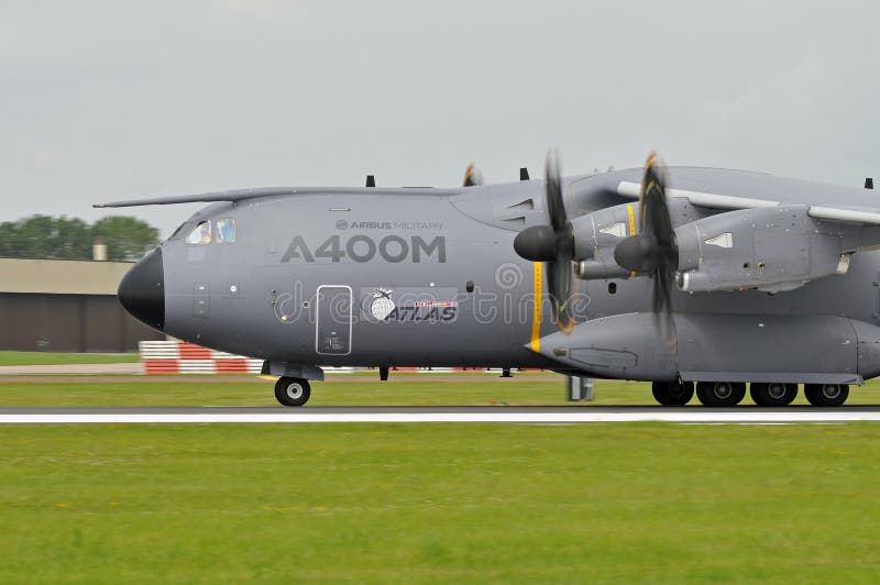 Military Transport Aircraft Airbus a-400 Editorial Stock Image - Image ...