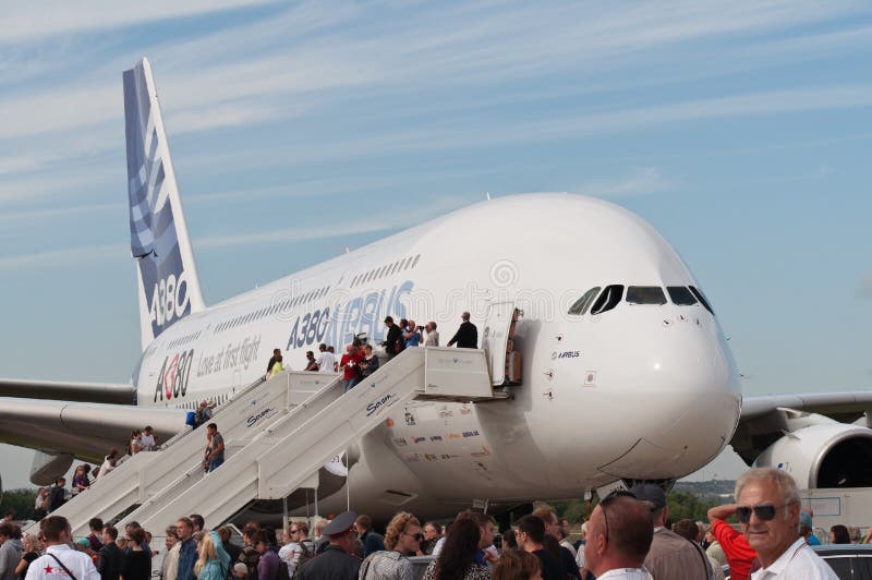 The Airbus A380 editorial stock photo. Image of rudder - 24905343