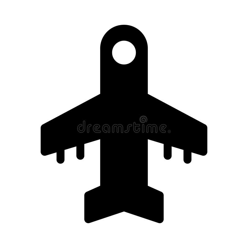 Airbus Glyph Flat Vector Icon Stock Vector - Illustration of banner ...