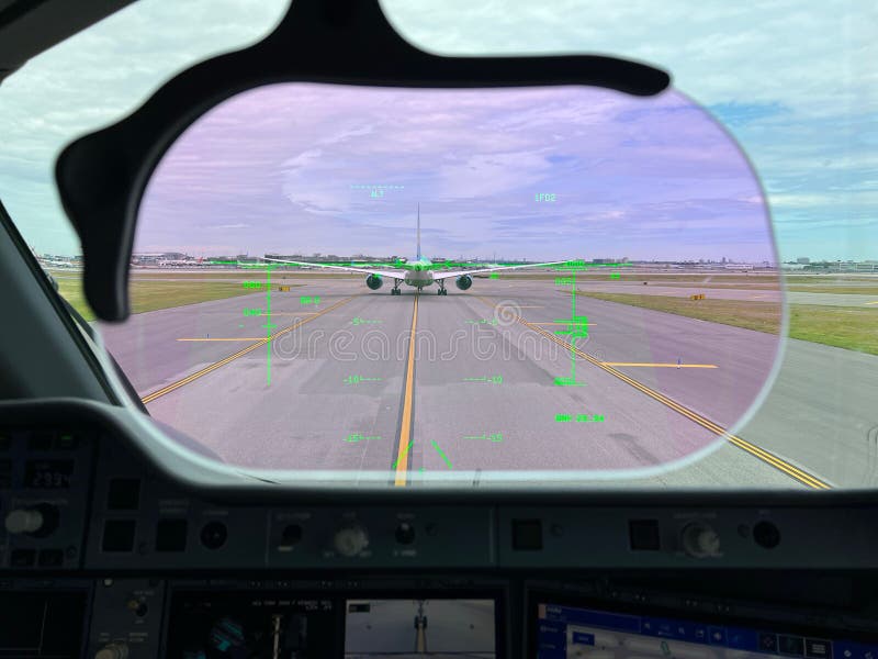 Airbus A350 Holding Point on a Taxiway Stock Photo - Image of display ...