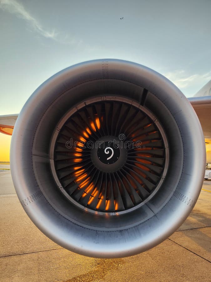 Airbus Jet engine stock image. Image of aviation, airplane - 340001915