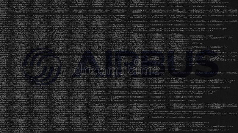 Airbus Logo Made of Source Code on Computer Screen. Editorial 3D Rendering Editorial Stock Photo ...