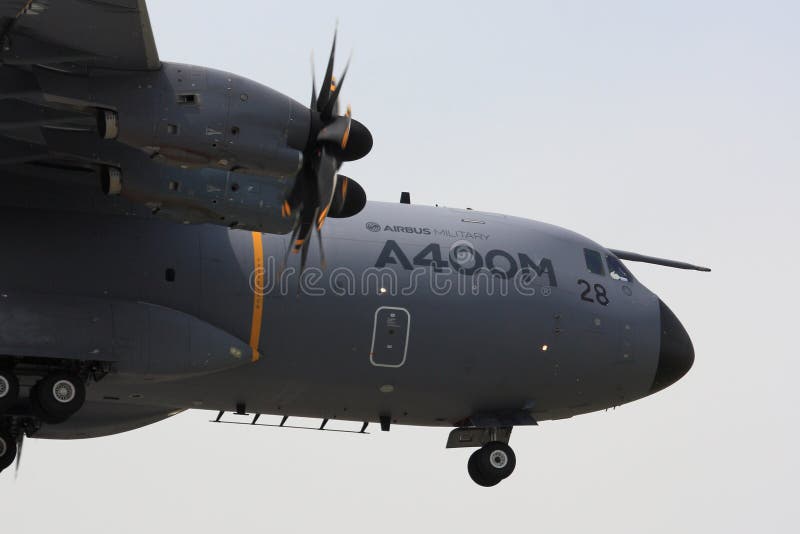 Airbus A400M close-up editorial photo. Image of a400 - 34307106