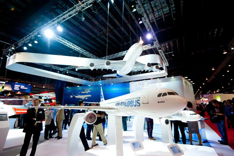 Airbus Booth Showcasing Its Military and Commercial Products at ...