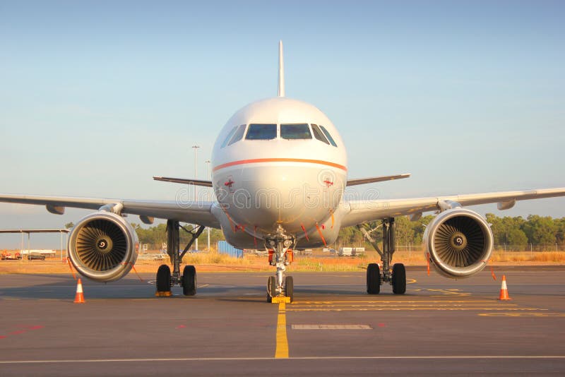 Airbus A320 stock photo. Image of field, airline, flight - 43107044