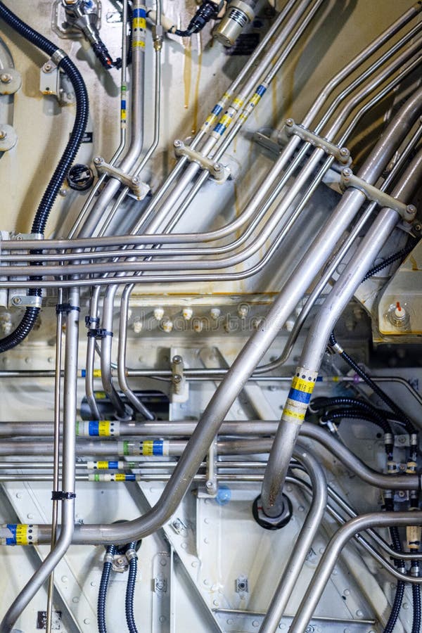 Airbus plane tubes stock image. Image of blade, energy - 187134257