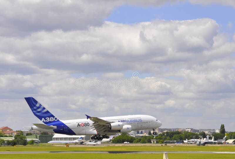 Airbus takeoff editorial image. Image of bourget, vehicle - 20601975